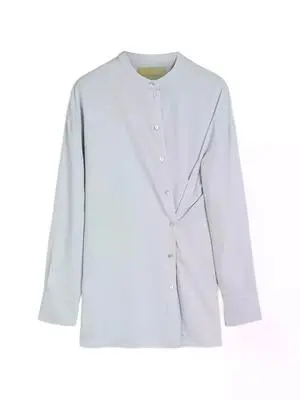 Momoni Val Long-sleeves Buttoned Shirt - Blue