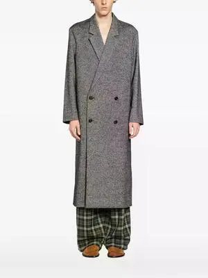 Loewe Double Breasted Coat - Grey