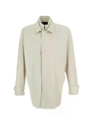 FAY Button Collared Jacket - Neutrals