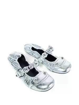 Balenciaga Studded Strap Ballet Flats