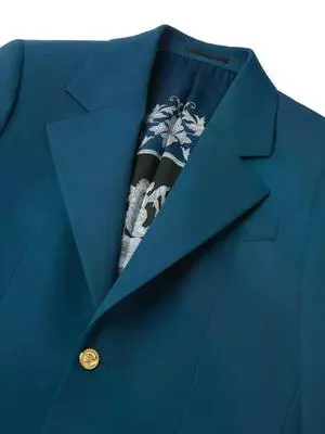 Versace Button Logo-patch Blazer
