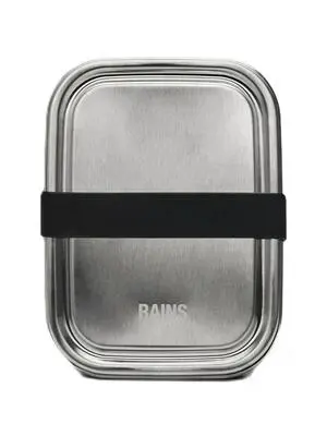 Rains Strap Lunch Box - Silver