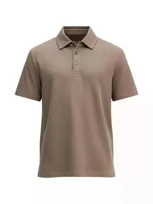 Michael Kors Bubble-knit Polo Shirt - Neutrals