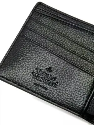 VIVIENNE WESTWOOD Embossed Logo Wallet - Black