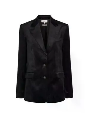 Vince Button Corduroy Blazer - Black