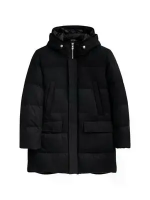 MONTECORE Hooded Padded Coat - Black