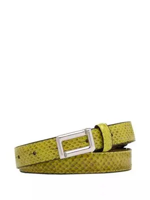 LANCEL Buckle Adjustable Belt - Green