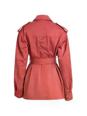 Elie Saab Belted Gabardine Jacket