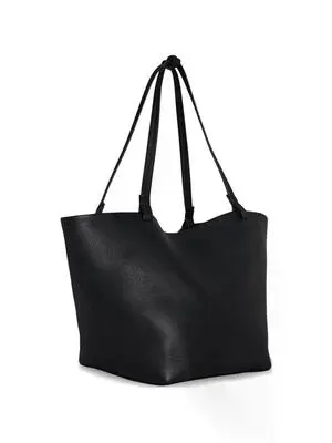 THE ROW Park Textured Tote Bag - Black