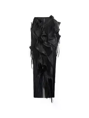Maticevski Fringe-detail Skirt - Black