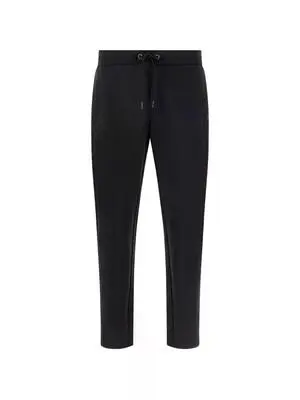 Paul & Shark Fleece Cotton Track Pants - Black