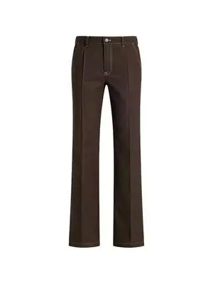 Dsquared2 Stripe-detail Tailored Trousers - Brown