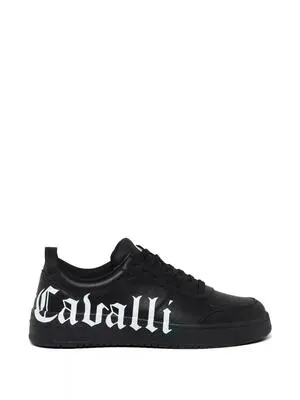 Just Cavalli Logo-lettering Sneakers - Black
