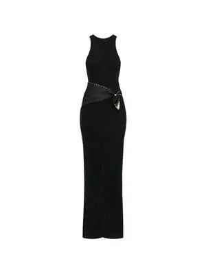 Nanushka Tarla Racerback Maxi Dress - Black