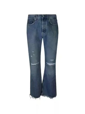 Séfr Ripped Frayed Jeans - Blue