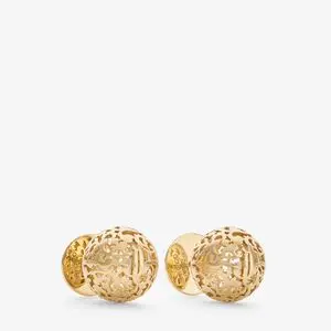 JIMMY CHOO Lace Sphere Stud Earrings - Silver