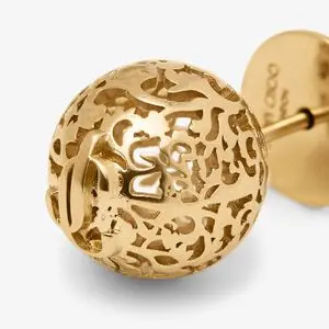 JIMMY CHOO Lace Sphere Stud Earrings - Silver