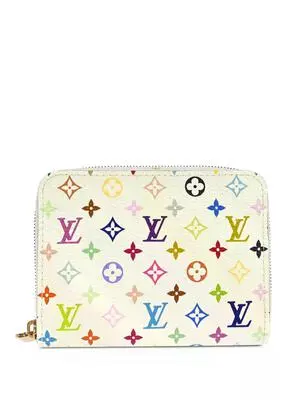 LOUIS VUITTON 2008 Printed Zip Wallet - Neutrals