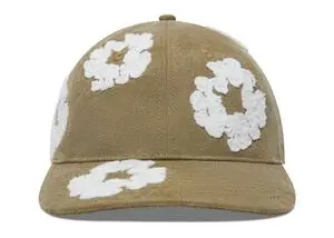 DENIM TEARS Cotton Wreath Dyed Cap - Beige