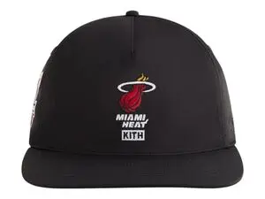 Kith X 47 Brand Nba Allstar Miami Heat Sl Hitch Snapback - Black