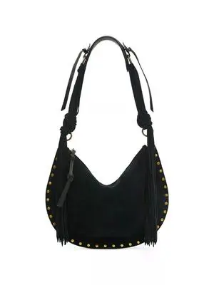 Isabel Marant Étoile Oskin Soft Studded Shoulder Bag - Black