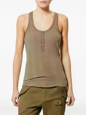 Isabel Marant Étoile Helma Ribbed-knit Tank Top - Neutrals