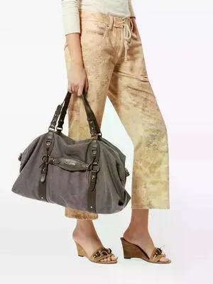 Isabel Marant Étoile Tilpa Leather-harness Tote Bag - Grey