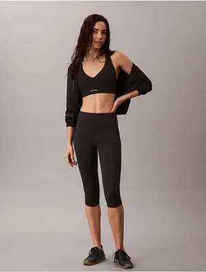 Calvin Klein Soft Sport Flared Leggings - Black