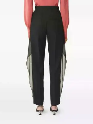 LANVIN Ruffle-detail High-waisted Trousers