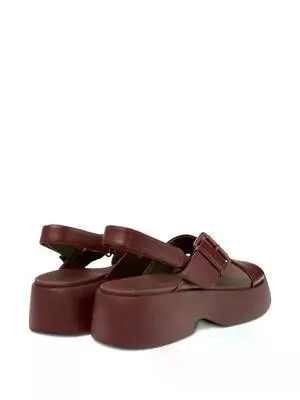 Camper Tasha Buckled Sandals - Brown
