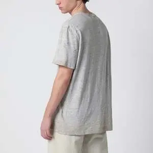 GOLDEN GOOSE Vintage-effect T-shirt With Print - Grey