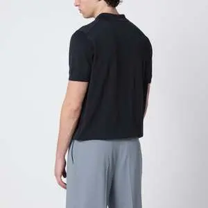 DRUMOHR Navy Cotton Polo - Blue