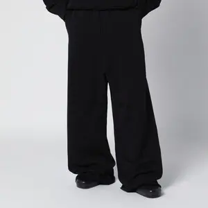ENTIRE STUDIOS Wide-leg Cotton Jogging Trousers - Black
