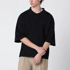 ENTIRE STUDIOS Long-sleeve Polo - Black