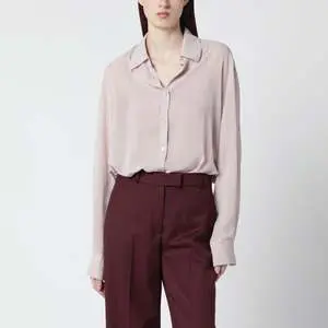 THE FRANKIE SHOP Semi-sheer Button Down Shirt - Pink