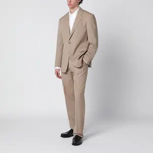 LARDINI Single-breasted Linen Suit