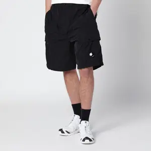 C.P. COMPANY Technical Fabric Cargo Shorts - Black