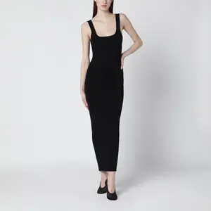 ENTIRE STUDIOS Fitted Dress In Viscose Jersey - Black
