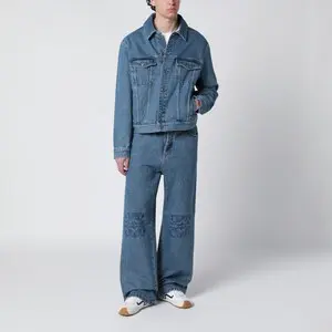 Loewe Jeans With Anagram Embroidery