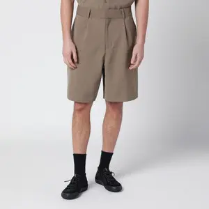 ENTIRE STUDIOS Beige Tailored Shorts - Brown