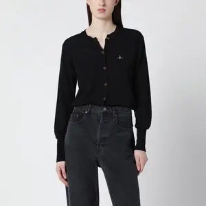 VIVIENNE WESTWOOD Cotton Cardigan - Black