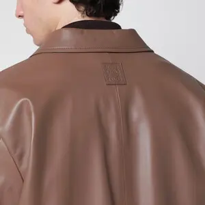 Loewe Reversible Taupe Leather Jacket
