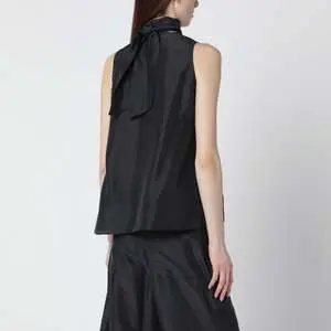 DURAZZI MILANO Silk Tank Top With Scarf
