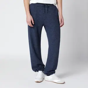 Loro Piana Gokarna Mélange Wool-blend Trousers - Blue