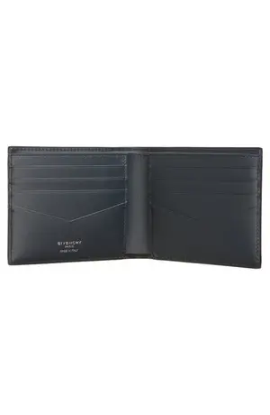 Givenchy Logo Padded Leather Bifold Wallet