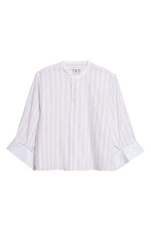 TWP The Beau Stripe Button-up Shirt