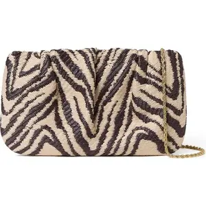 LOEFFLER RANDALL Serena Clutch - Vintage Zebra