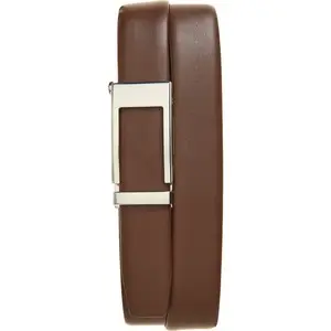 Nordstrom Lewis Leather Belt - Brown Roast
