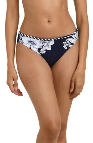 La Blanca Mariner Hipster Bikini Bottoms Indigo