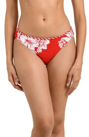 La Blanca Mariner Hipster Bikini Bottoms - Ruby